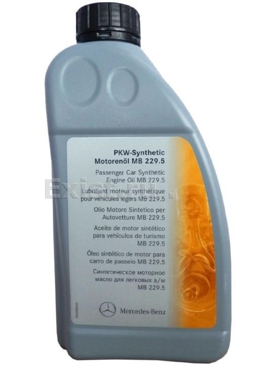 Масло моторное синтетическое "Genuine 5W-40", 1л Mercedes A 000 989 79 ...