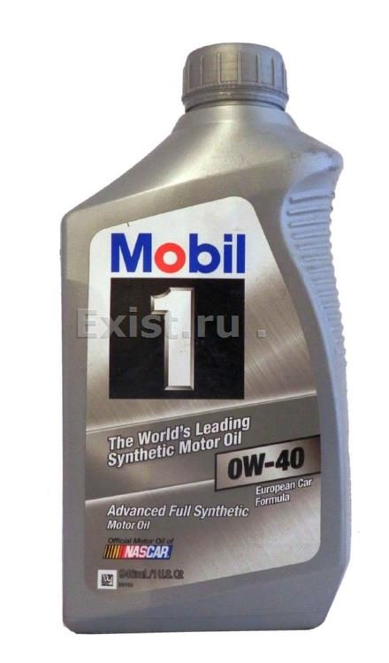 Масло моторное синтетическое "Mobil 1 0W-40", 0.946л Mobil 112628 ...